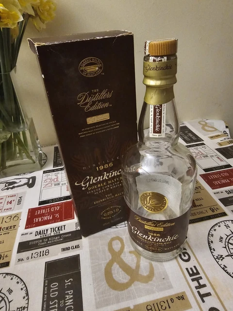 GLENDRONACH 12 YEAR Empty Whisky Bottle And Box £29.99 - PicClick UK