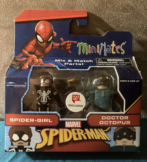 MARVEL SPIDER-MAN MINIMATES Spider-Girl & Doctor Octopus Figure Pack £2 ...