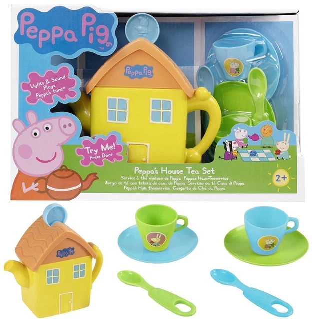 PEPPA PIG HOUSE Tea Set £29.99 - PicClick UK