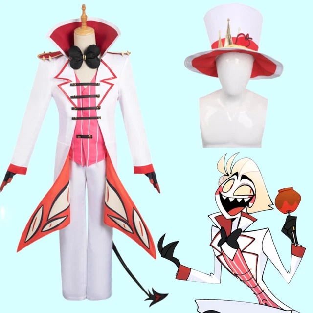HAZBIN HOTEL LUCIFER Morningstar Cosplay Costume Halloween Uniform Full ...