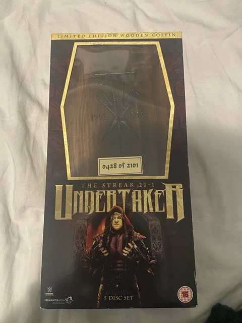 WWE UNDERTAKER STREAK Limited Edition 5 Disc Boxset Coffin £63.12 ...
