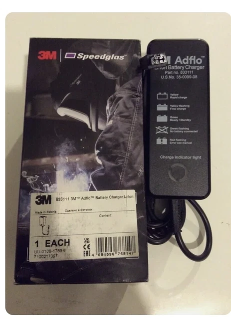 3M SPEEDGLAS 833111 Li-Ion Adflo Battery Charger Brand New £76.00 ...