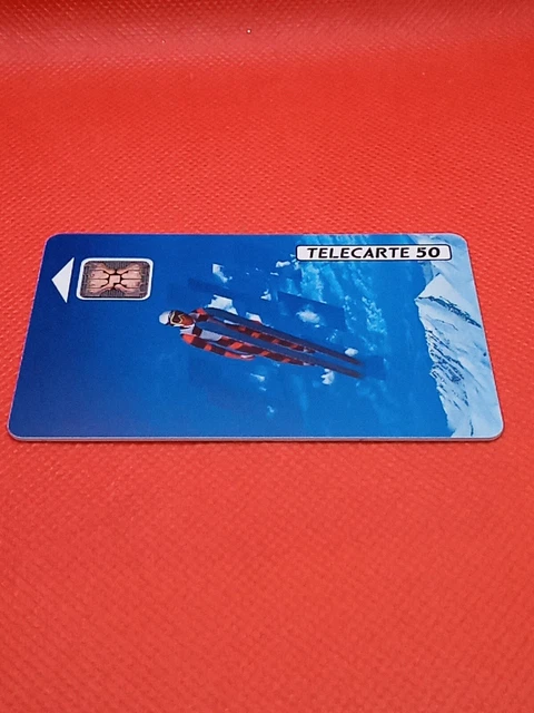 TELECARD CARTE TELEPHONIQUE Card Phone 50 Unites Jeux Olympique D'hiver ...