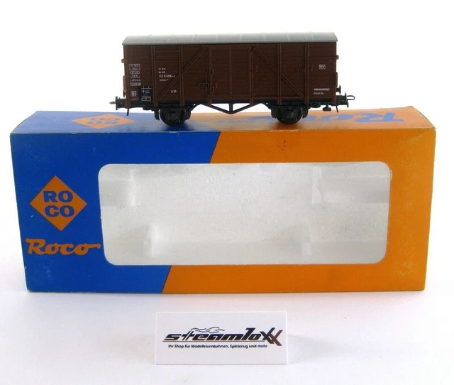 ROCO 4301 H0 gedeckter Güterwagen Gklm G10 der DB mit OVP X00001-27308 EUR 12,99 - PicClick DE
