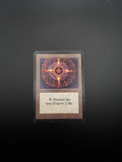 CONSERVATOR ALPHA CARD 1993 MTG Vintage old school magic Wizard EUR 1 ...