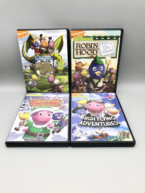 THE BACKYARDIGANS NICKELODEON Nick Jr DVD Bundle Lot Of 4 Knights Robin ...