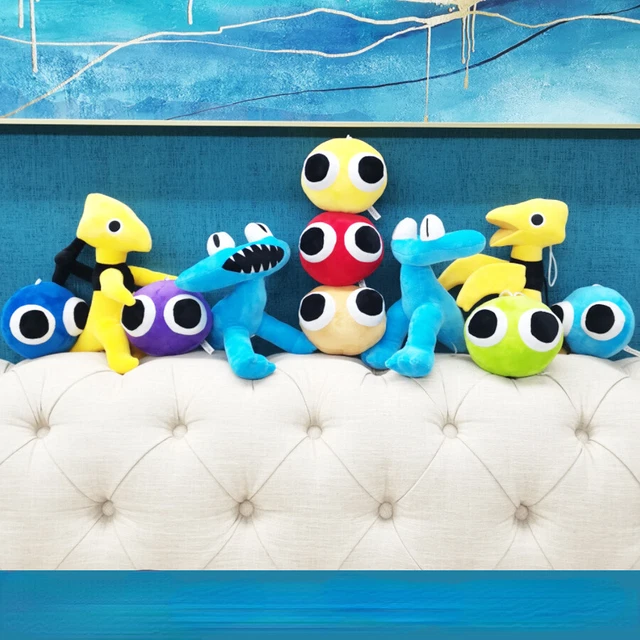 RAINBOW FRIENDS CHAPTER 2 Plush Toy Blue Friend Soft Stuffed Doll ...