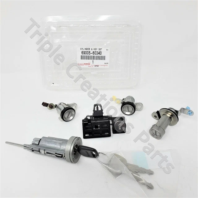 TOYOTA LAND CRUISER FJ80 FZJ80 HZJ80 OEM Ignition Cylinder Door Lock Keys SET EUR 243,64 ...