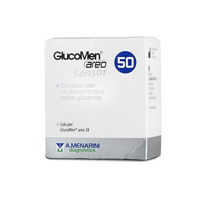 MENARINI GLUCOMEN AREO Sensori per Analisi Della Glicemia 50 Pezzi EUR ...