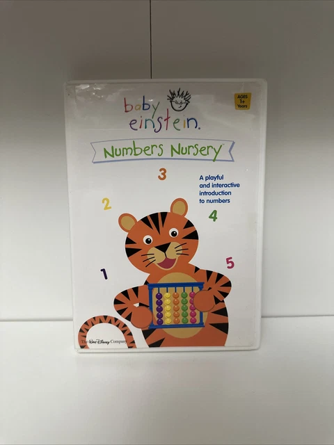 BABY EINSTEIN NUMBERS Nursery DVD Disney Educational Good Condition DVD ...