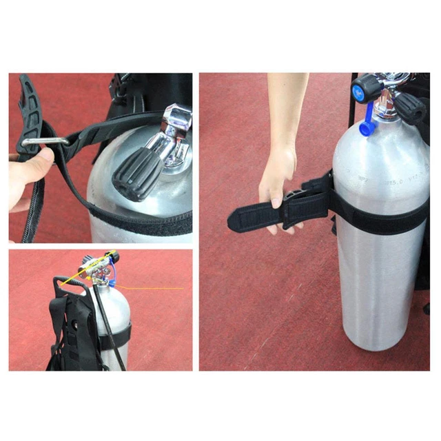 SCUBA TANK BACKPACK Gas Cylinder Support Bracket Diving Bottle Holder ...