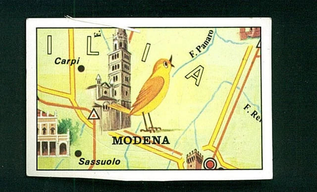 PANINI FOOTBALLERS 1975-76 Figure! N.325! Modena Map! New!! £2.05 ...