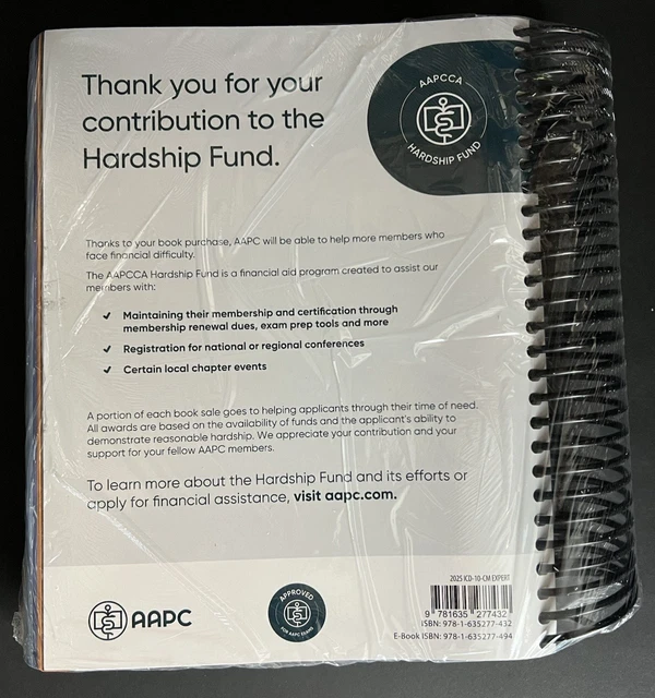 ICD-10-CM COMPLETE CODE Set 2025 - Spiral-bound, by AAPC - NEW $80.80 ...