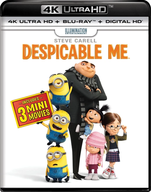 DESPICABLE ME (BLU-RAY) Steve Carell Jason Segel Russell Brand (US ...