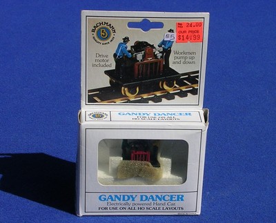 BACHMANN 46202 GANDY Dancer Motorized Handcar MINT/Box 1990s £13.52 ...