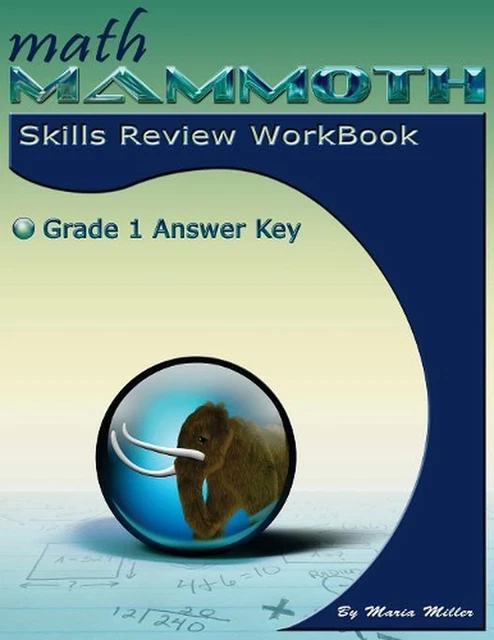MATH MAMMOTH GRADE 1 Skills Review Workbook Answer Key by Maria Miller ...