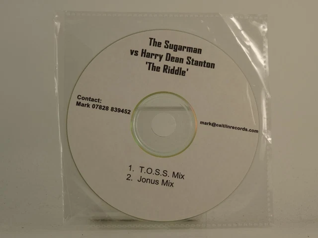 THE SUGARMAN VS HARRY DEAN THE RIDDLE (H1) 2 Track Promo CD Single Plastic Sleev £5.22 - PicClick UK