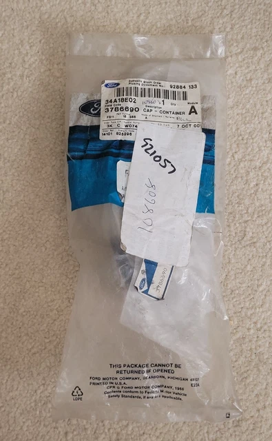 GENUINE FORD PROBE 1992-1997 Radiator Over Flow Tank Cap - 3786690 £9. ...