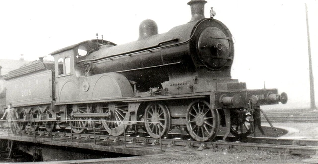 LNER CLASS D20 4-4-0 No 2015 at EASTFIELD MPD c1927 R/PHOTO £1.00 ...