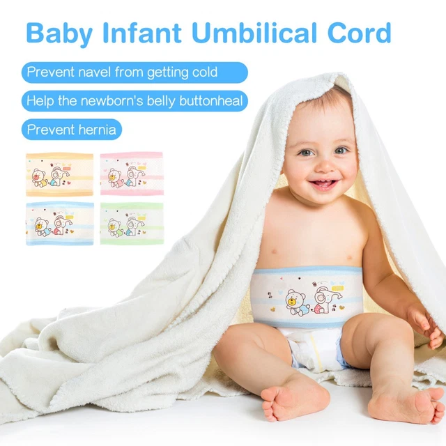 4 PCS BABY Cotton Belly Umbilical Cord Band Navel Bands for Babies £9. ...