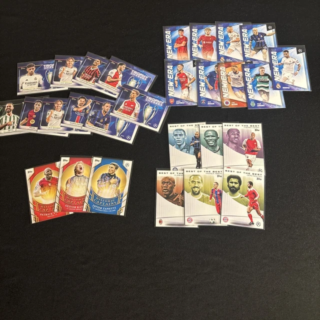 TOPPS UCC FLAGSHIP 2024/25 Captains New Era Best Of The Best Insert ...