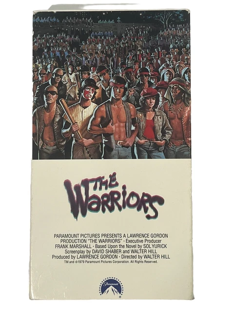 THE WARRIORS VHS Tape 1990 Paramount Release 1979 Rare Cult Classic ...