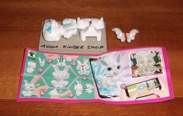 KINDER VU 268 Vu268 Closing Eyes Pet Rabbit Lapin Hase + Bpz EUR 2,25 ...