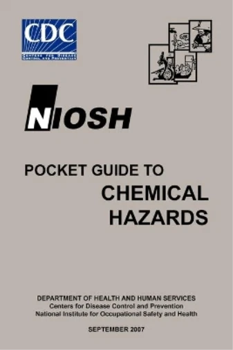 DHHS NIOSH NIOSH Pocket Guide to Chemical Hazards (Poche) EUR 37,36 ...