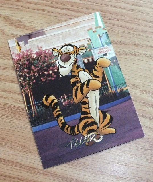 WALT DISNEY WORLD Signature Series #16 Tigger Collectible Trading Card ...