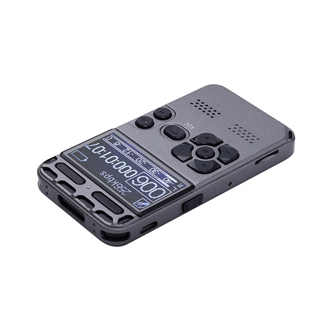 BUILT-IN RECHARGEABLE LI-ION Battery LCD Screen Sound Voice Recorder ...