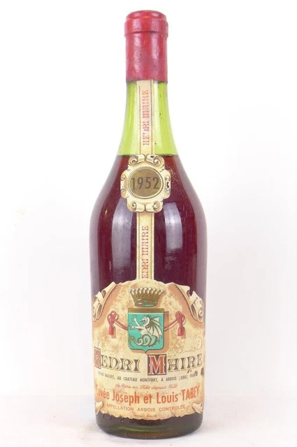 ARBOIS HENRI MAIRE cuvée joseph et louis tabet rouge 1952 - jura EUR ...
