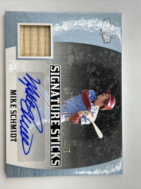 2024 LEAF LUMBER Mike Schmidt Firma Bastoni Gioco Usato Mazza Auto 4/7 ...