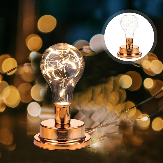 BULB NIGHT LIGHT Kids Bedroom Night Lamp Table Night Lamp Creative Bulb ...