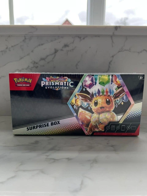 POKEMON TCG - Scarlet & Violet Prismatic Evolutions Surprise Box - NEW ...