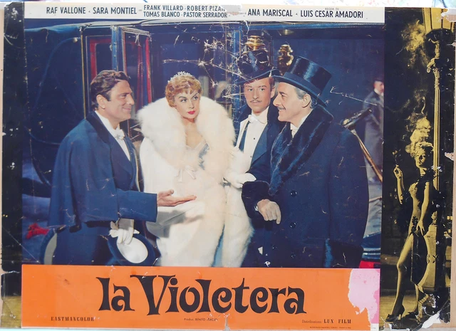 FOTOBUSTA 2, LA Violetera, Raf Vallone, Sara Montiel, Mariscal ...