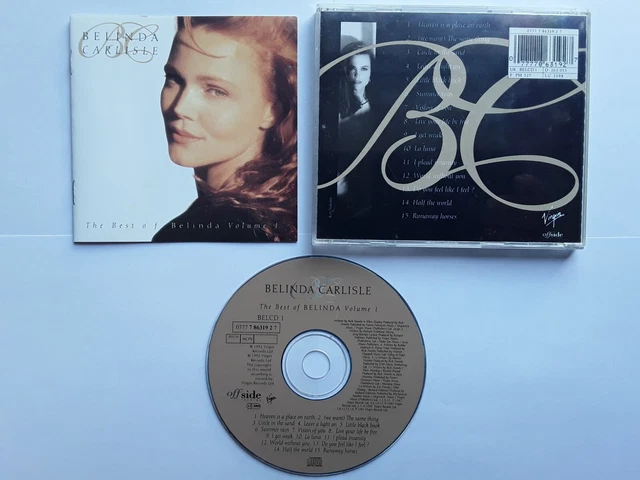 BELINDA CARLISLE 'THE Best Of Belinda Volume 1' 1992 15-Track Cd Album ...