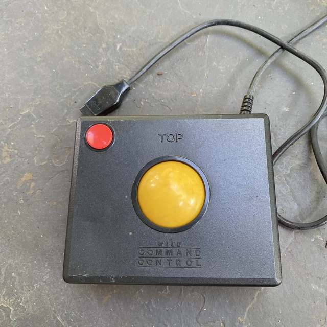 VINTAGE COMMODORE/ATARI/VIC20 WICO Command Control Trackball Controller ...