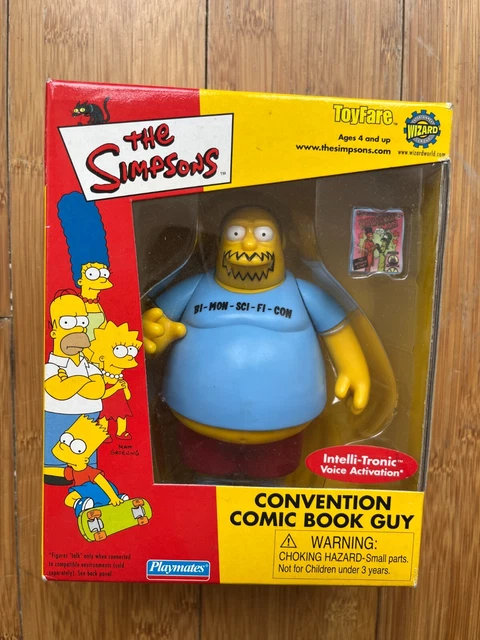 BNIB PLAYMATES INTERATTIVO The Simpsons Covention Fumetto Ragazzo Toy ...