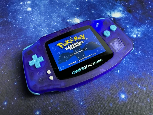 CONSOLE NINTENDO GAMEBOY Advance GBA IPS V5 Laminated OSD Clicky But ...