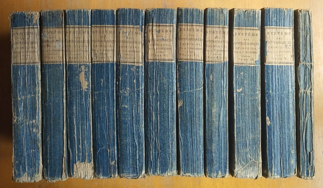 FOURCROY SYSTÈME DES Connaissances Chimiques 10 tomes + 1 tome de Table ...