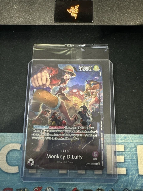 CARTE PROMO ONE Piece TCG Monkey D Luffy OP05-060 PSA Magazine SCELLÉE EUR 119,02 - PicClick FR