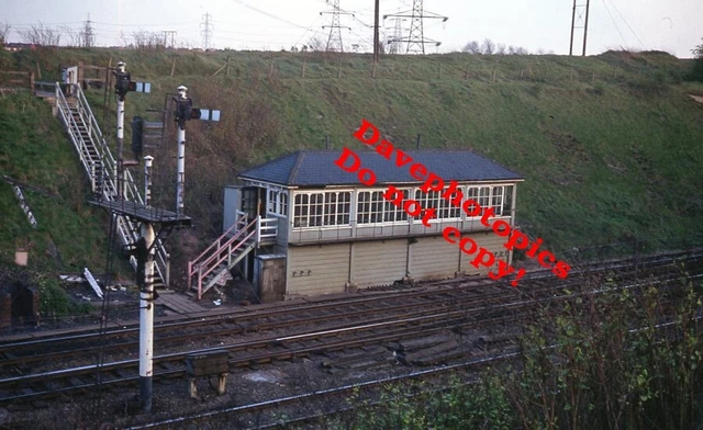 ORIGINAL 35MM Slide Diesel/Steam Train/Railway Goose Hill Junction box ...