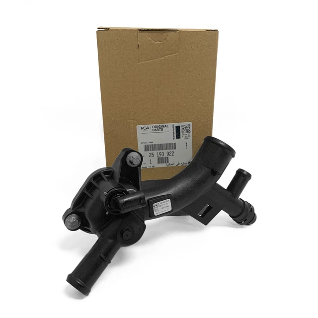 VAUXHALL CORSA GENUINE Coolant Flange Water Outlet Housing and Sensor ...