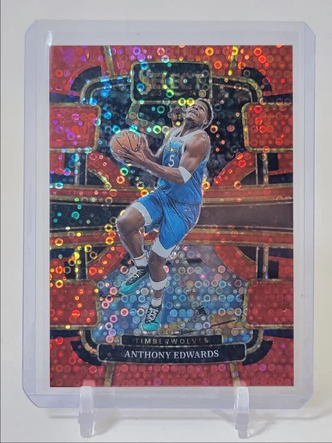 ANTHONY EDWARDS 2023-24 Select Basketball Concourse Disque Rouge /49 ...