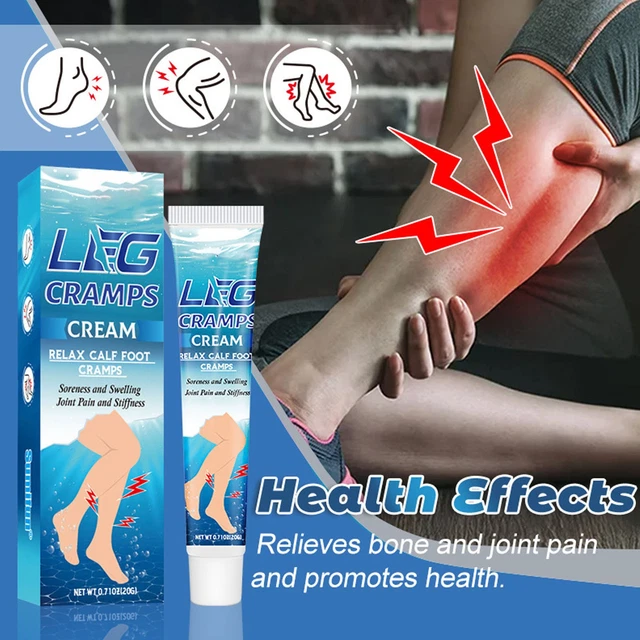 LEG CRAMPS OINTMENT Deep Penetration Effective Oily Free Muscle ...