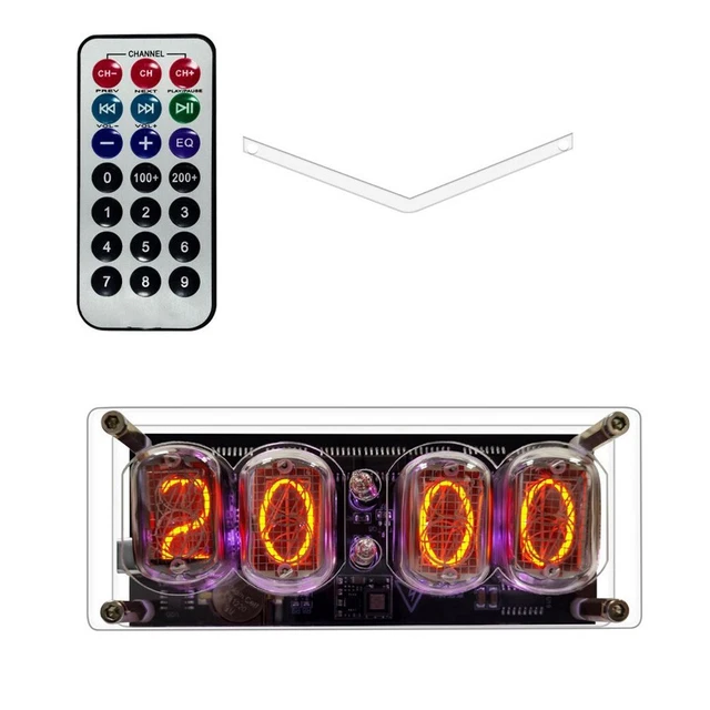 HIGH GRADE ACRYLIC Nixie Clock with Timer Switch and Low Power ...