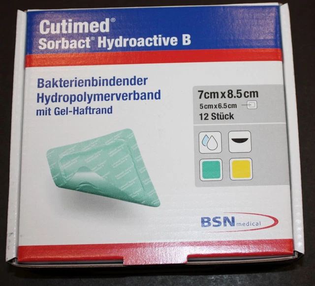 CUTIMED SORBACT HYDROACTIVE B Gel-V.7x8,5 cm haft. EUR 90,00 - PicClick DE