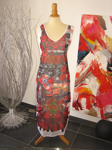 ROBE LONGUE MAXI Dress Save The Queen Collection Viva La Vida Xxl 44 Uk ...
