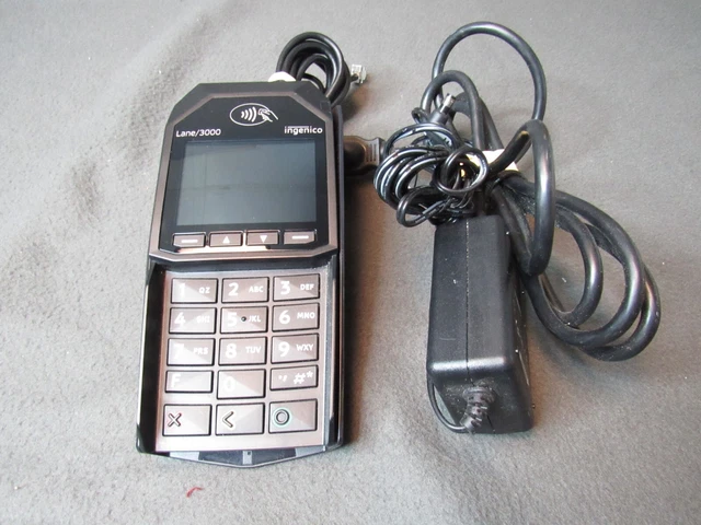 INGENICO LANE/3000 PIN Pad Credit Card Machine Terminal LAN300 EUR 51 ...