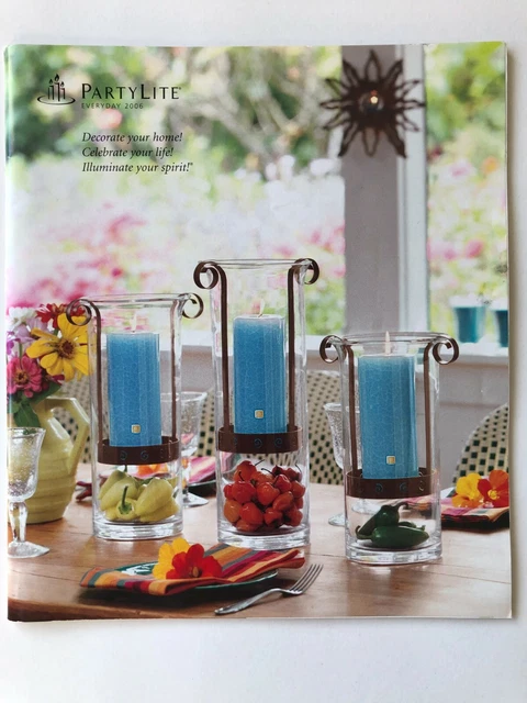 PARTYLITE CATALOGUE GREAT Ideas for Candles Tea Lights Designs 2006 ...